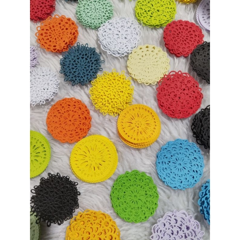 20 Pieces Die Cut Mini Doilies | Shopee Philippines
