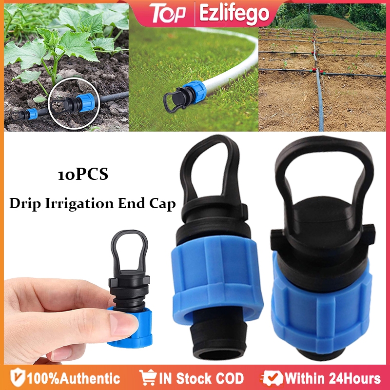 10Pcs Drip Irrigation Tubing End Cap for 16mm Drip Tape Tubing ...