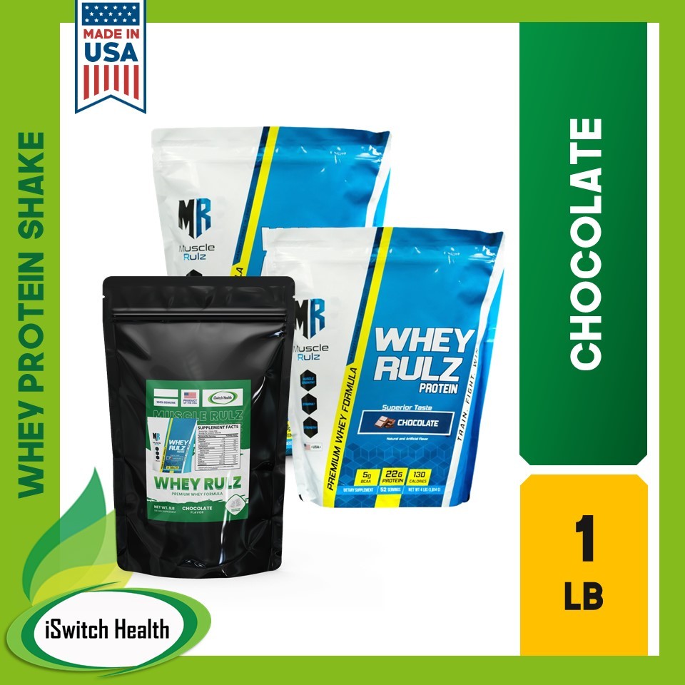 Muscle Rulz Whey Rulz Protein - 1LB (REPACKED) | Premium Whey Protein ...