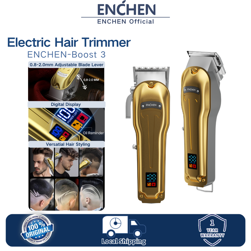 Enchen Electric Hair Clipper Trimmer Boost 3 Hair Razor Professional ...