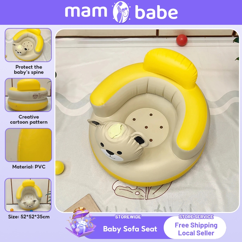 Multifunctional Cute Inflatable Sofa Baby Chair Seat Inflatable Eating ...