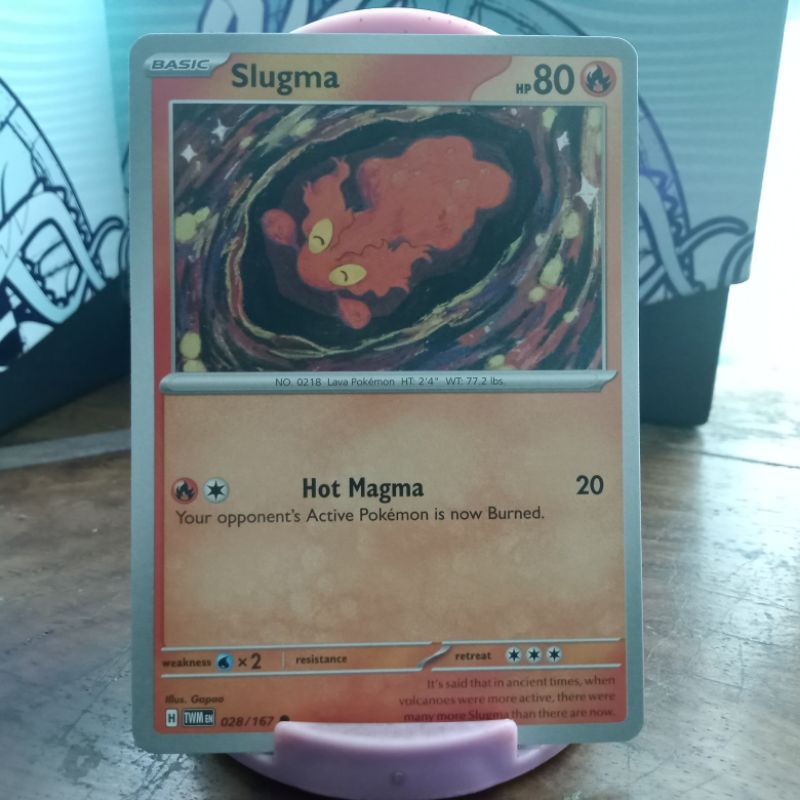 Slugma - 28/167 - Common Twilight Masquerade Pokemon TCG | Shopee ...