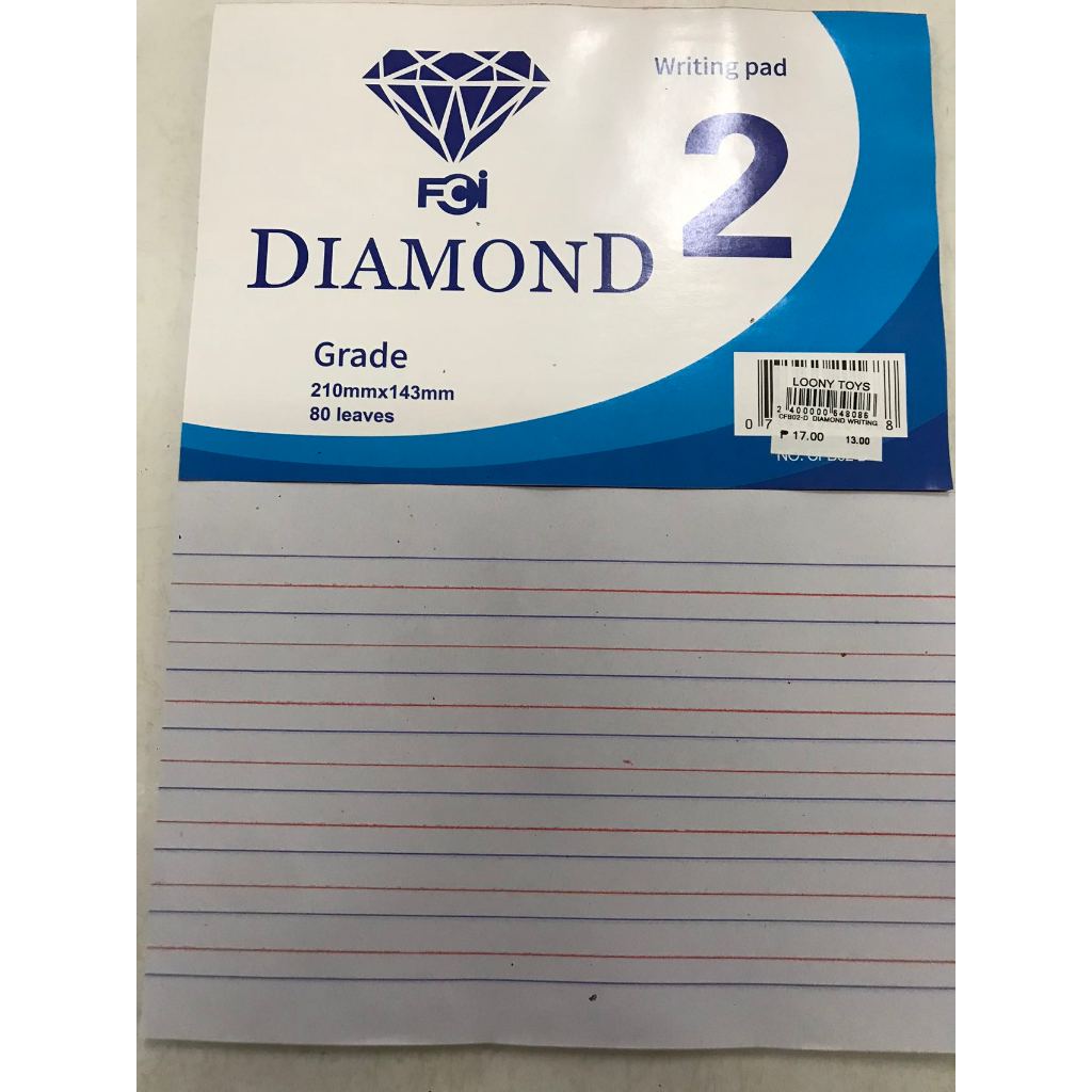 FELICE NEW COD WRITING PAD FOR GRADE 2 (DIAMOND, EXCELLENT,EMERALD AND ...