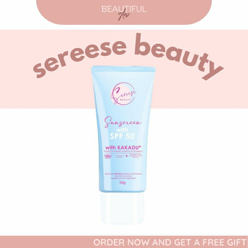 Sereese Beauty Kakadu Sunscreen SPF50 | Shopee Philippines
