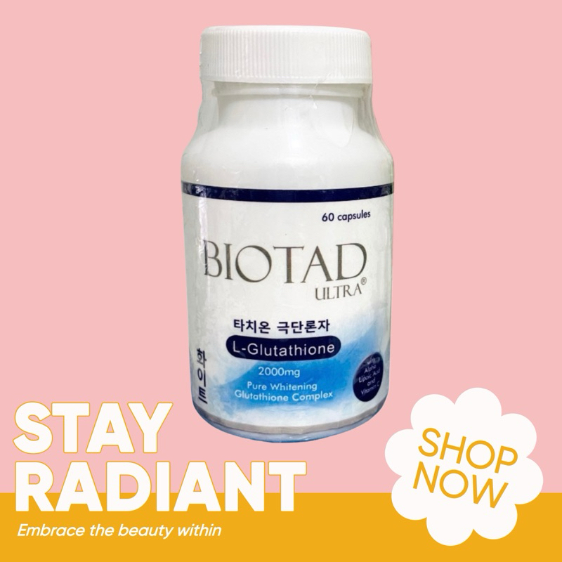 Biotad ULTRA L-glutathione 2000 mg 2026 EXP. | Shopee Philippines