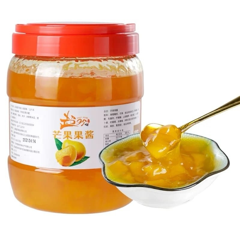 Mango Jam for Milk Tea, Smoothie, Fruit Juice, Fruit Soda, Flavored ...