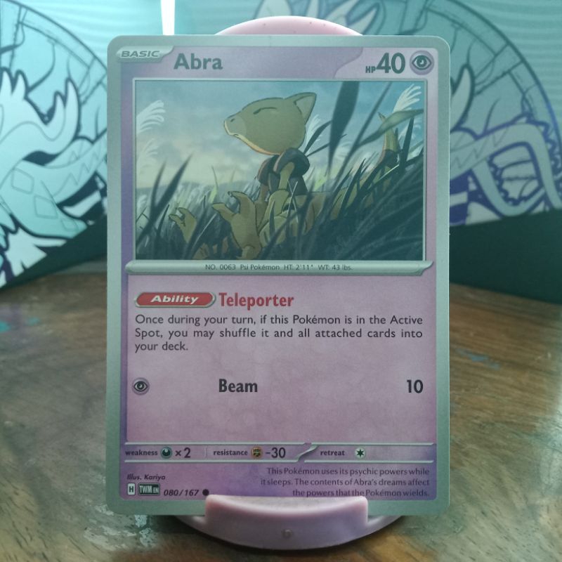 Abra - 80/167 - Common Twilight Masquerade Pokemon TCG | Shopee Philippines