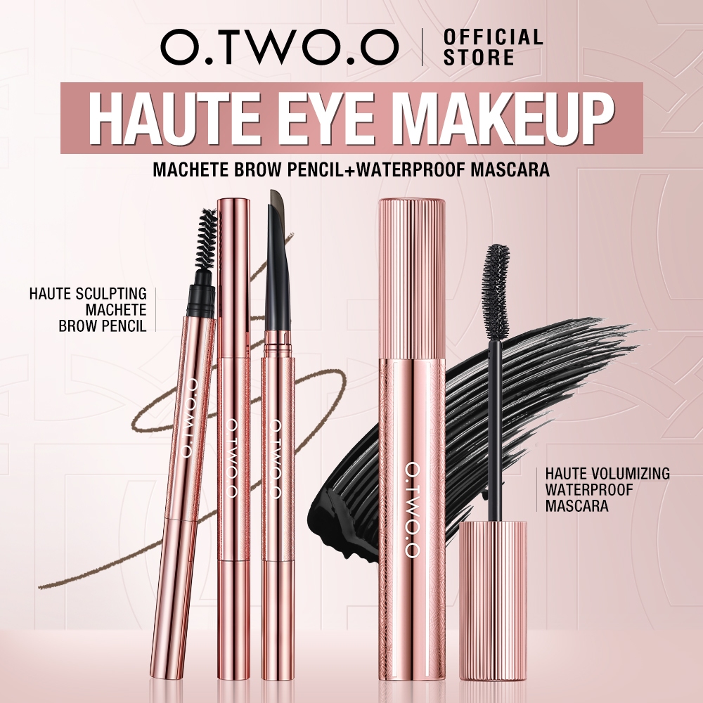 O.TWO.O Haute Eye Makeup Set Volumizing Waterproof Mascara+Sculpting ...