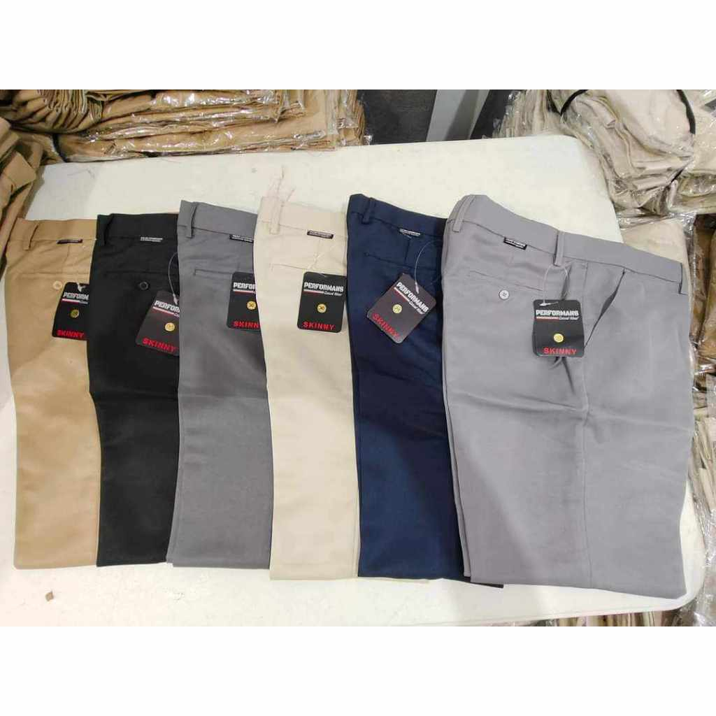 Formal Attire Slacks Pants Men 28 to 44 Inches | Shopee Philippines