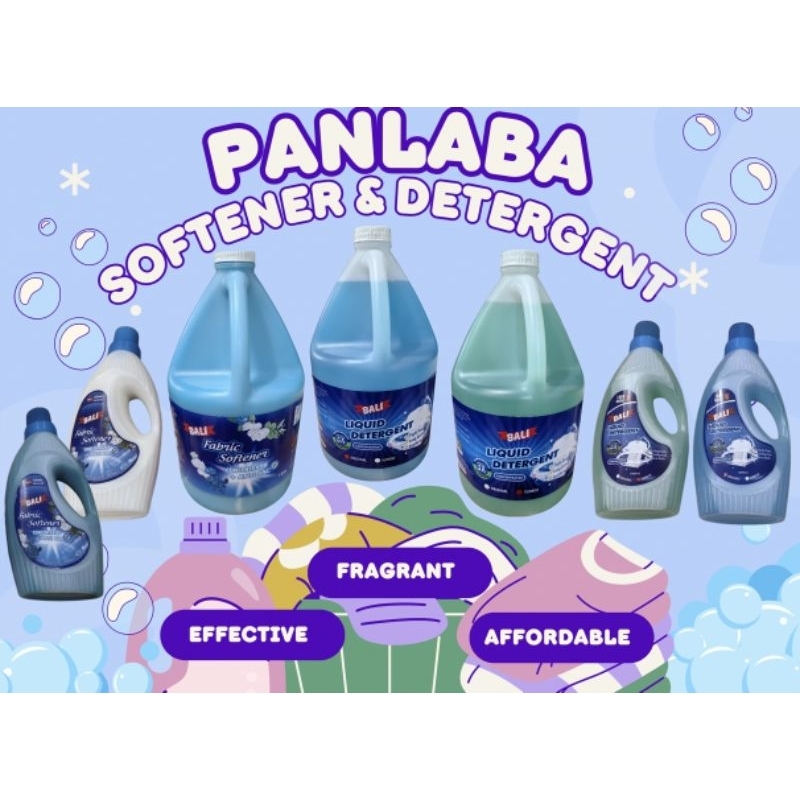 Panlaba - BALI DETERGENT LAUNDRY & FABRIC SOFTENER (1 Liter & 1 Gallon ...
