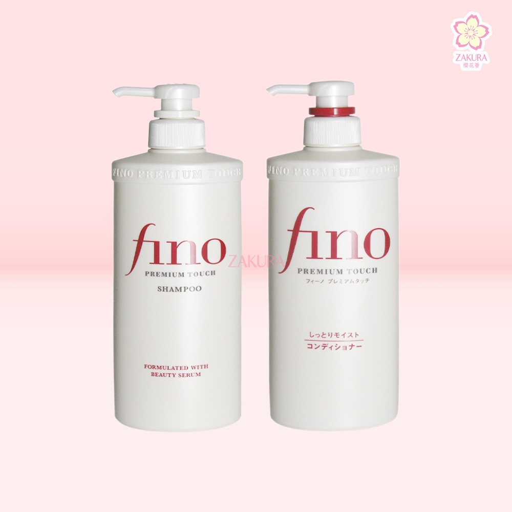 Shiseido Fino Combo: Hair Shampoo 550ml + Hair Conditioner 550ml ...