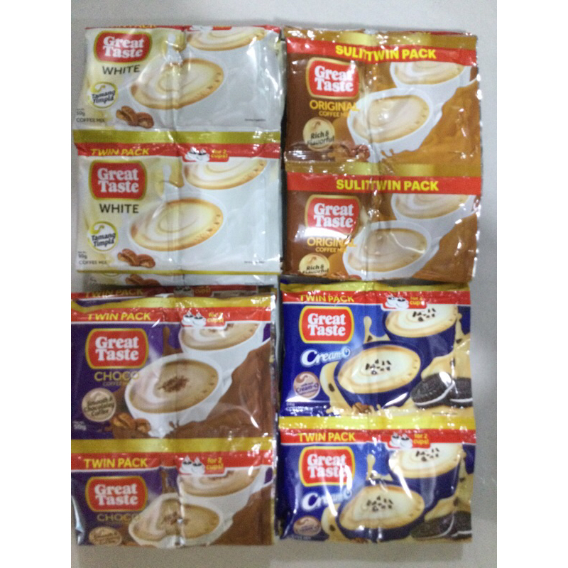 Great Taste 3in1 Coffee Twinpack 10pcs | Shopee Philippines