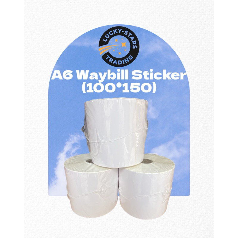 LS Trading - A6 Waybill Sticker (Roll 1box/24pcs) (Fold 1box/20pcs ...
