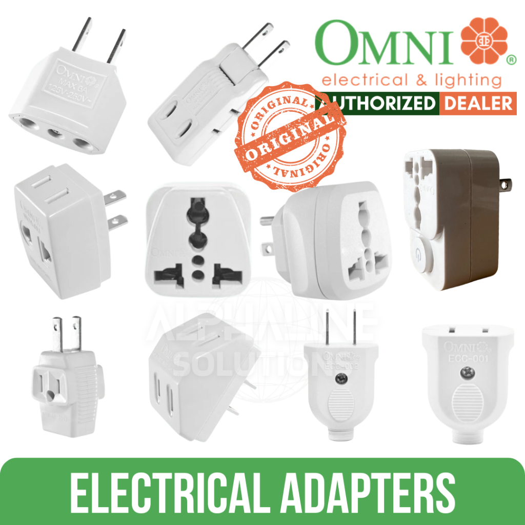 Omni Adapters and Plugs Assorted | Shopee Philippines