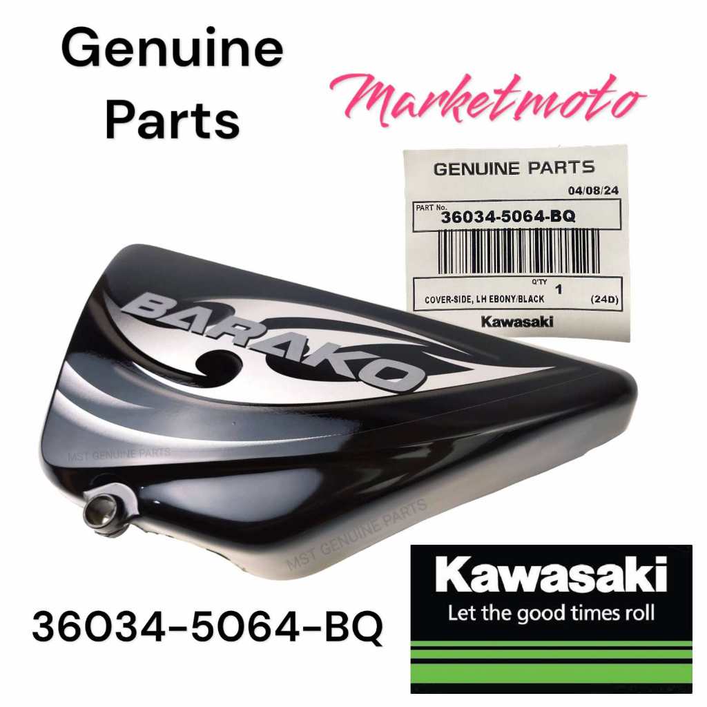Kawasaki Barako 175 Side Cover Genuine Parts LEFT 36034-5064-BQ RIGHT ...