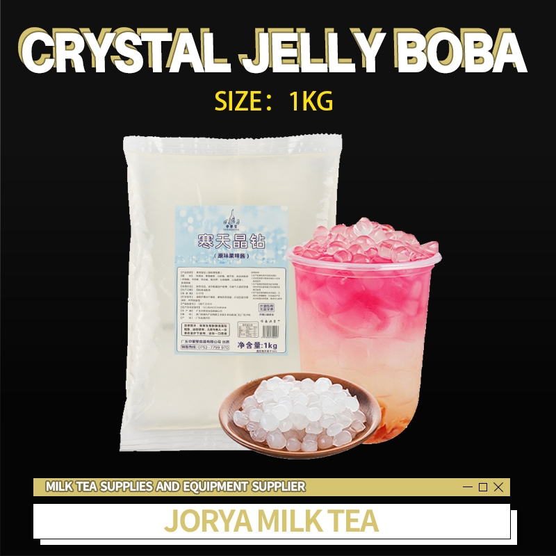 1kg Crystal Boba Crystal Jelly boba Pack Sinkers For Milktea Fruit Tea ...