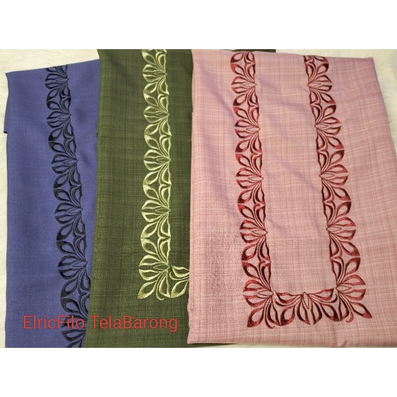 Tela Barong: Fabric with Burda 2yards (Monarch) | Shopee Philippines