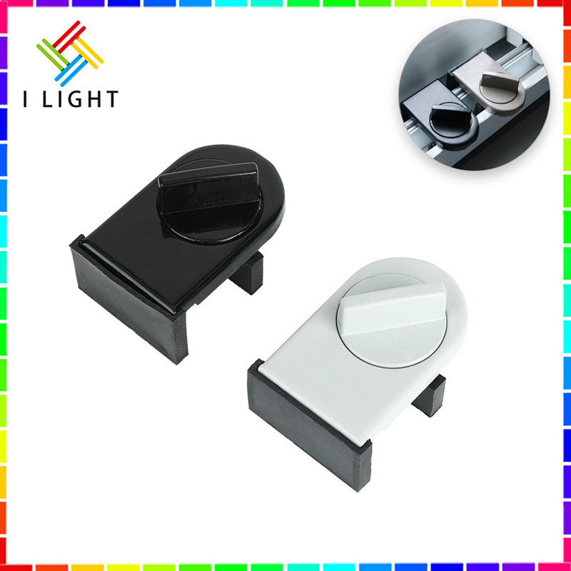 Window Anti-Theft Limiter Lock 2.5-4.2cm Sliver/Black Safety Sliding ...