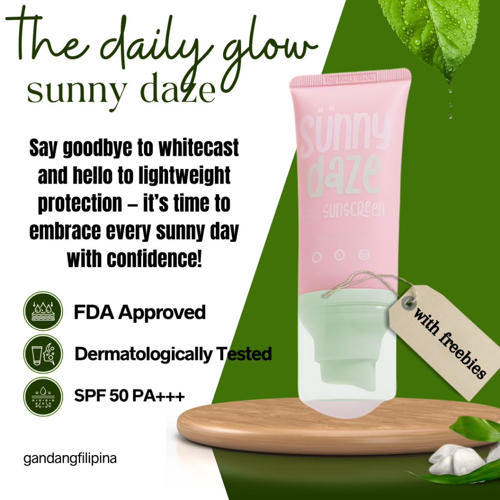 The Daily Glow Sunny Daze Sunscreen SPF 50+ Niacinamide Licorice SPF ...