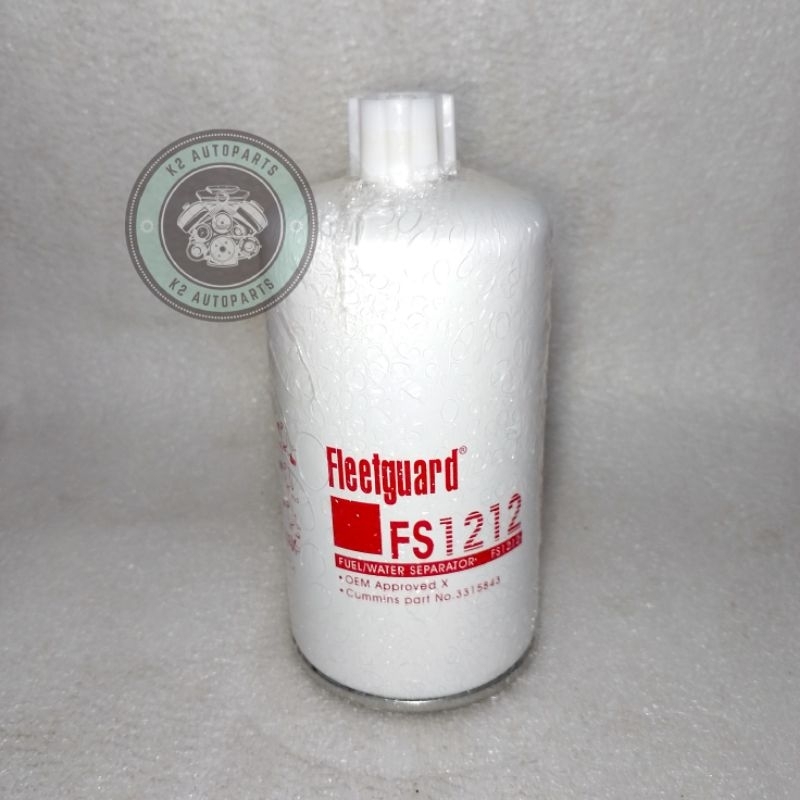 (FS1212/ 3315843) Fuel Filter High Performance FleetGuard | Shopee ...