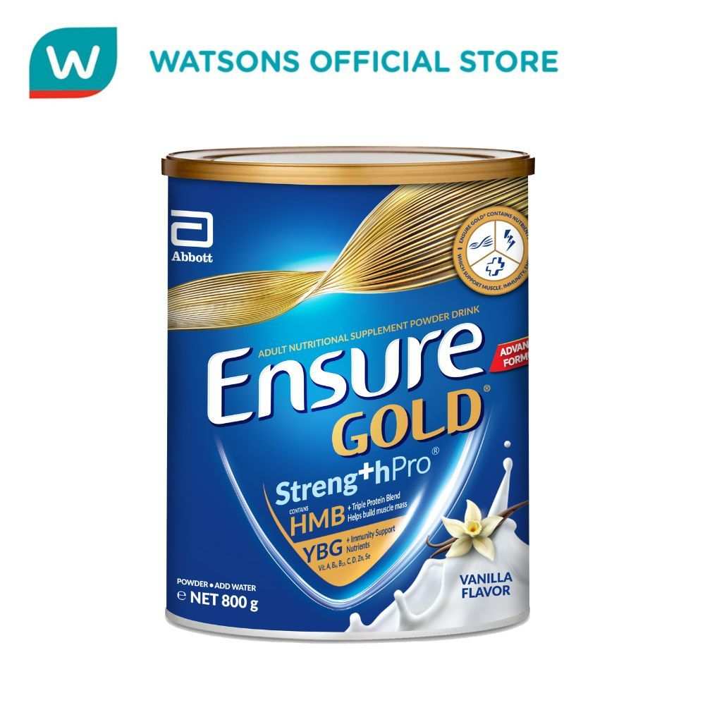 ENSURE Ensure Gold Vanilla 800g Powdered Milk - Adult Supplement ...