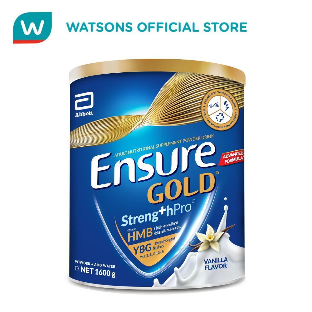 ENSURE Gold Vanilla 1.6kg Powdered Milk - Adult Supplement | Shopee Philippines