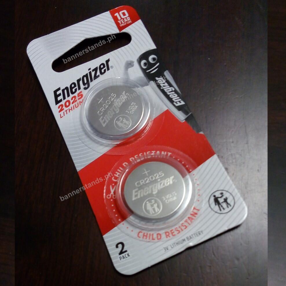 CR2025 Battery Energizer 3V Lithium Coin Cell Button Batteries CR 2025 ...