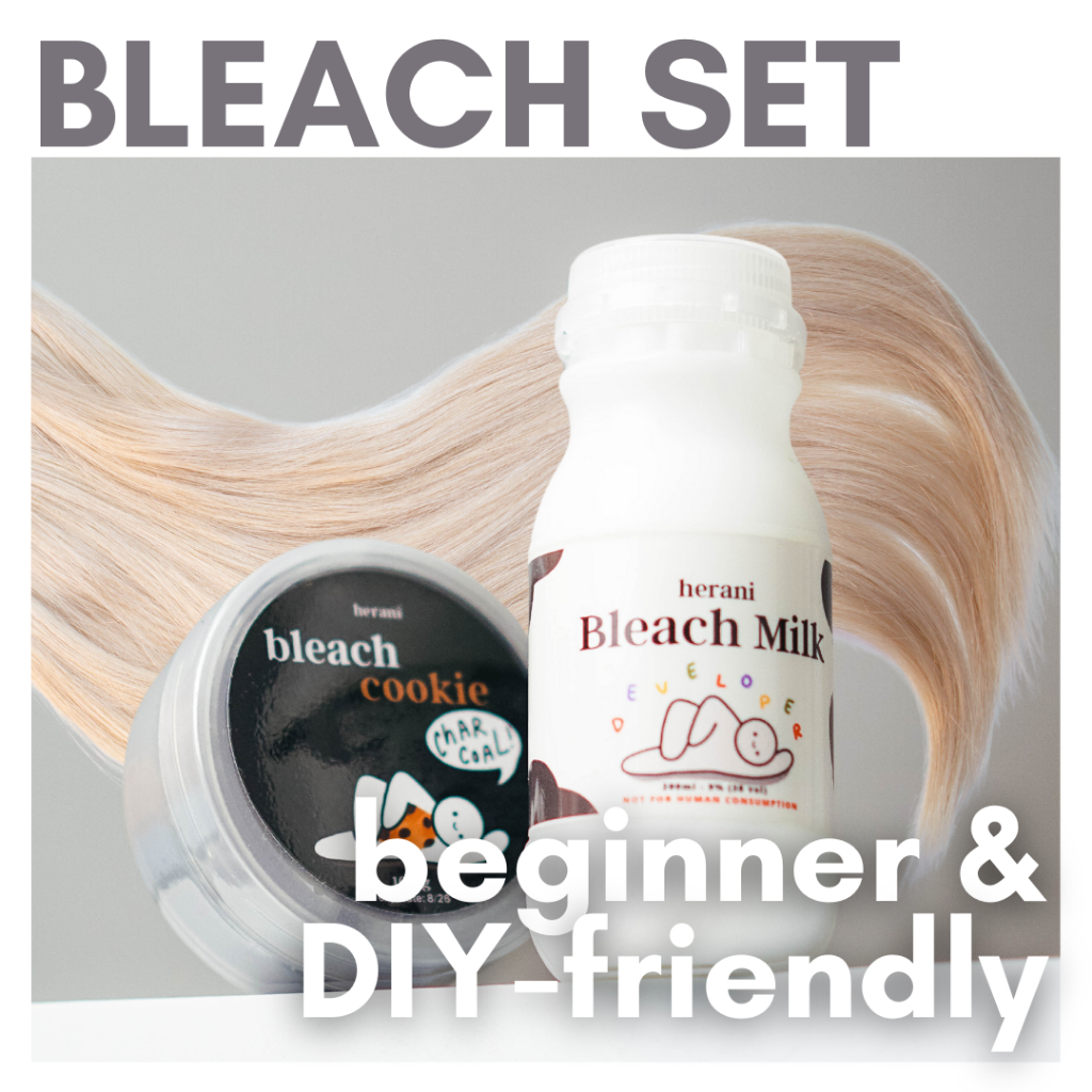 Herani Bleach Set for DIY Beginners Charcoal Bleach for Colored Hair ...