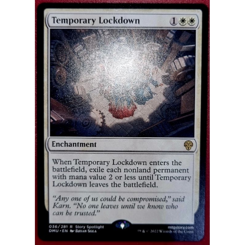 Temporary Lockdown DMU (Nonfoil) | Shopee Philippines