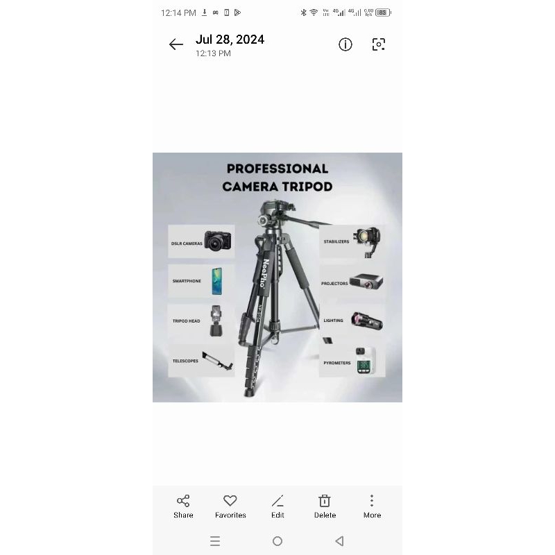 NP-3160professiona tripod lightweight and durable photography stand ...