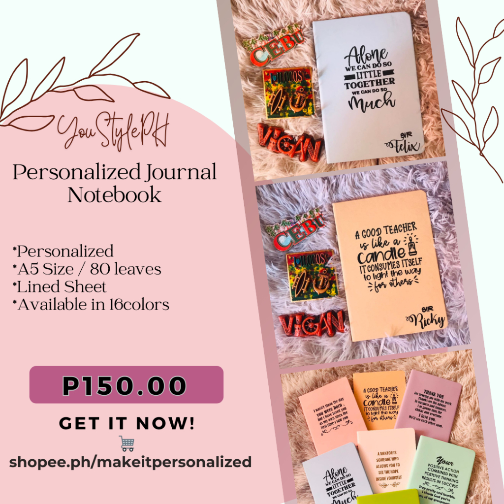 Personalized Journal Diary Notebook | Shopee Philippines