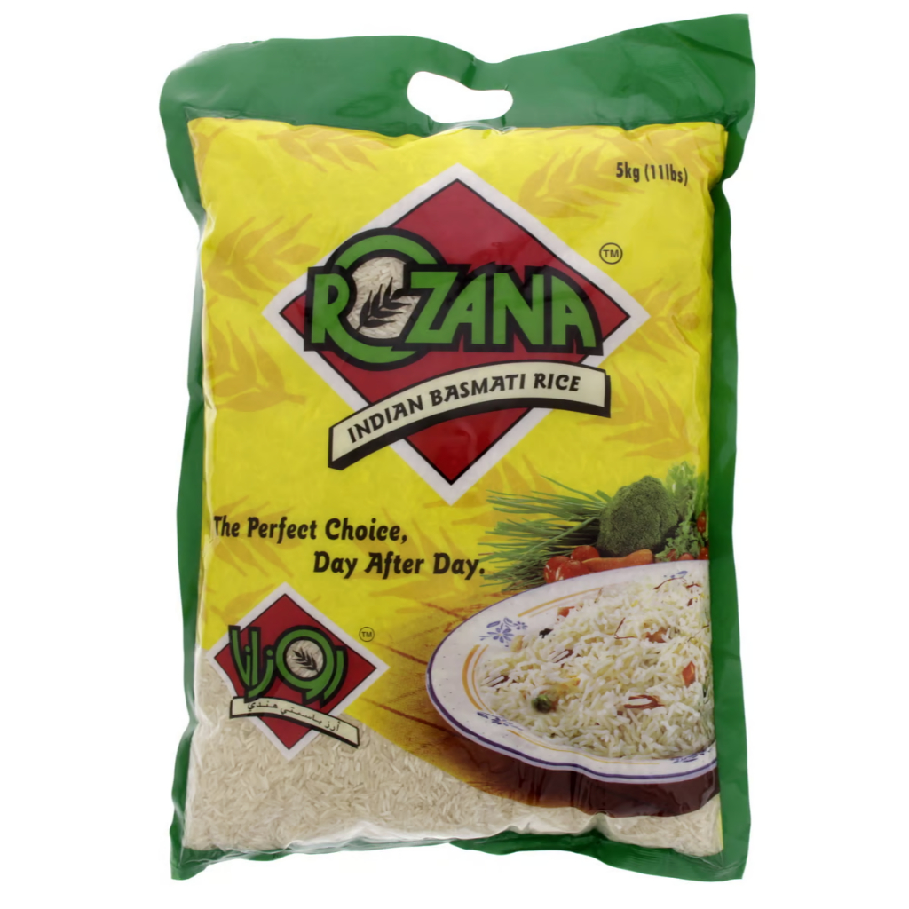Rozana Indian Basmati Rice 5Kg | Shopee Philippines