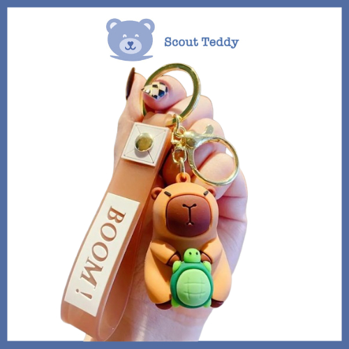 Cute Capybara Keychain Toy; Kawaii, Bag Accessory, Doll, Birthday ...