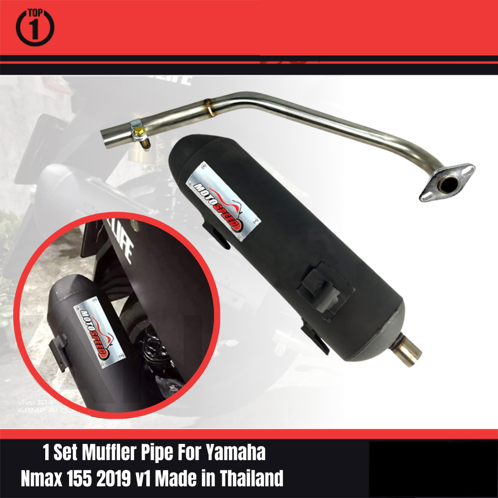 Top1 Racing 1 Set Muffler Pipe For Yamaha Nmax 155 2019 v1 Made in ...