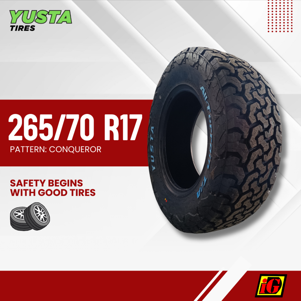 265/70 R17 YUSTA Tire (TIRE0707) | Shopee Philippines