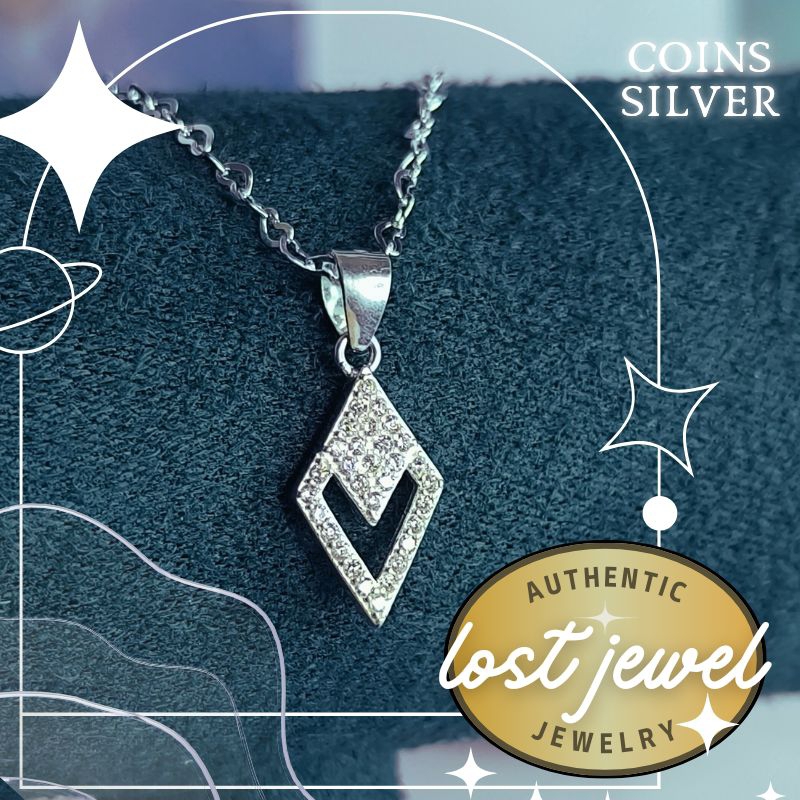 Silver Ladies Necklace Pendant, Lost Jewel Collection | Shopee Philippines
