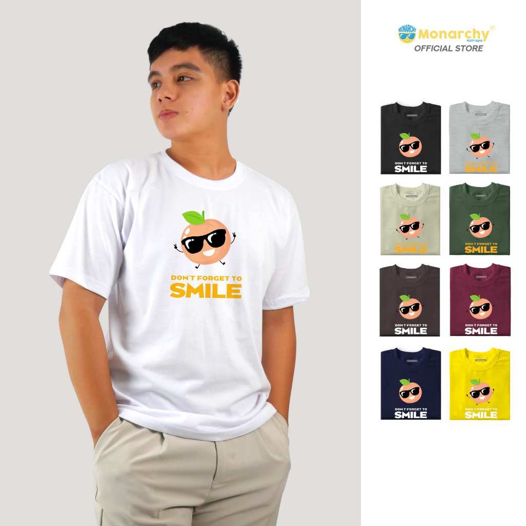 Monarchy Official Logo Tee Vol.6 Peach Smile T-Shirts For Men And Women ...