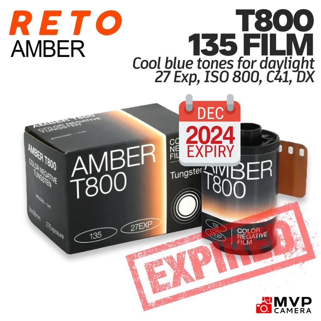 RETO AMBER T800 135 35mm Motion Picture Negative Film REPACK 27 ...