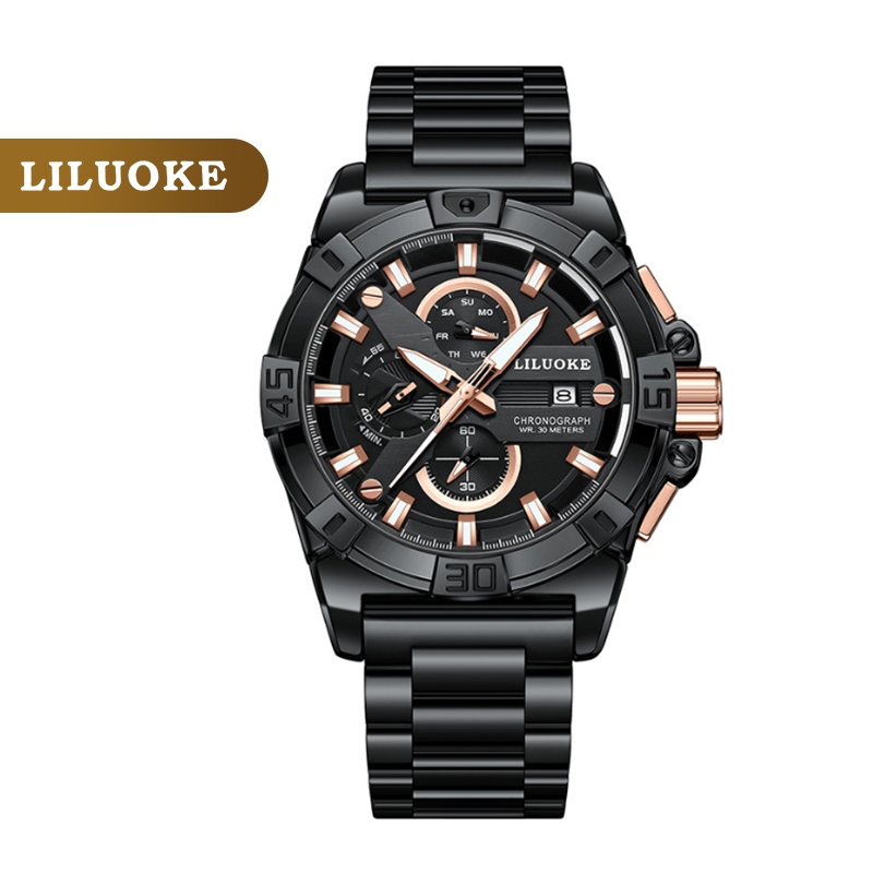 LILUOKE Men Watch Fashion Watch Waterproof Casual Watch Luxury ...