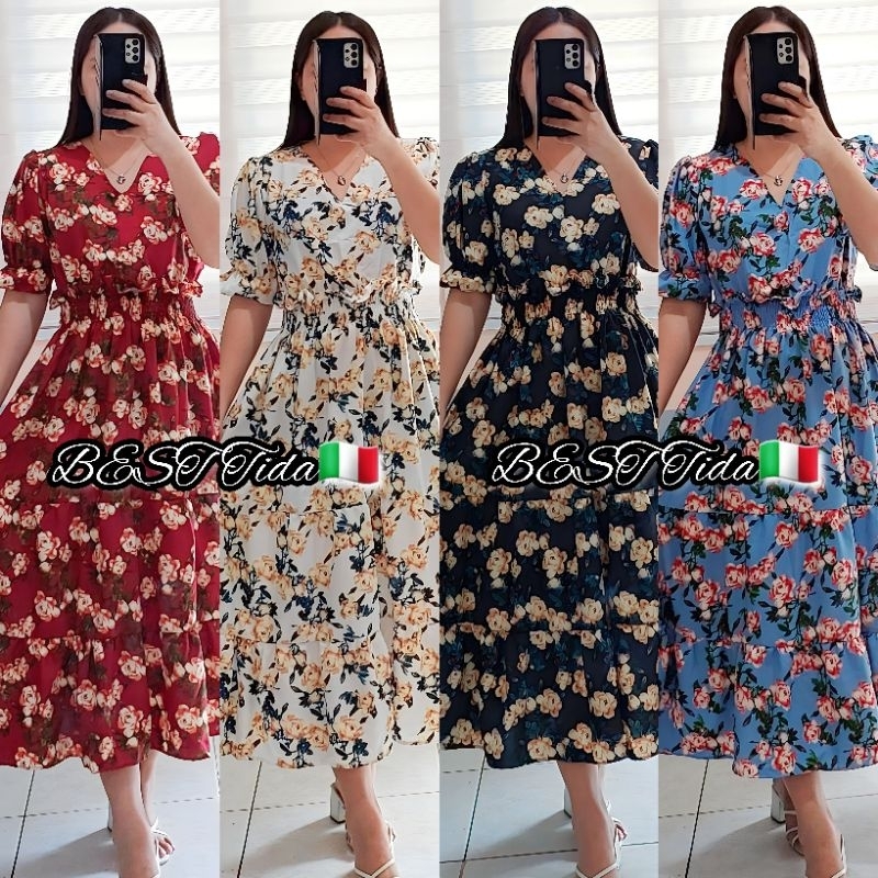 ISABELLA WAIST SMOCKING DRESS | Shopee Philippines