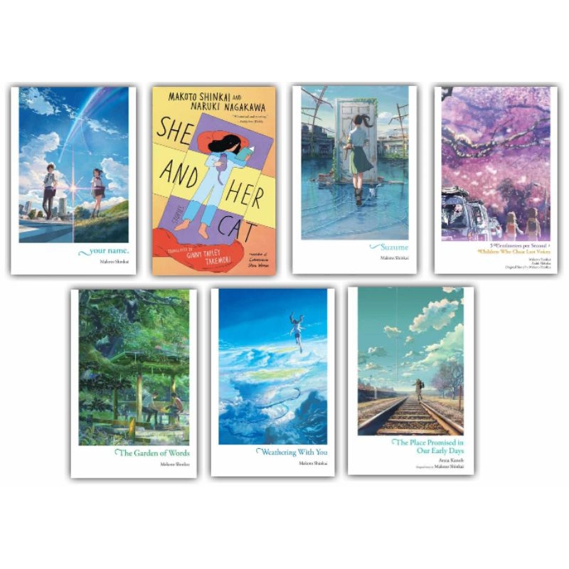 makoto shinkai book collection anime | Shopee Philippines