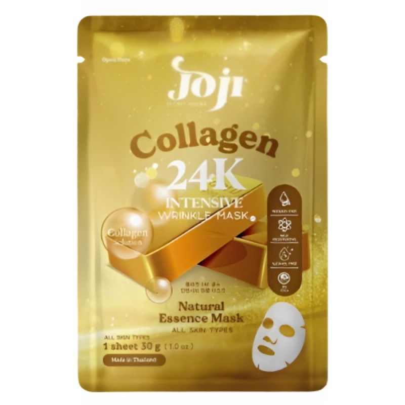 Joji Secret Young Collagen 24K Gold Intensive Wrinkle Mask 30g | Shopee ...