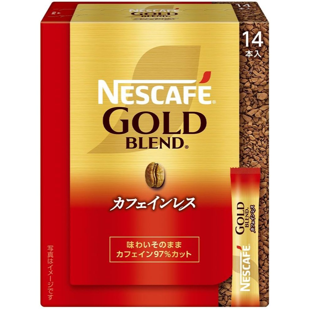 Nestle Japan Nescafe Gold Blend Decaffeinated Stick Black 14P【Direct ...