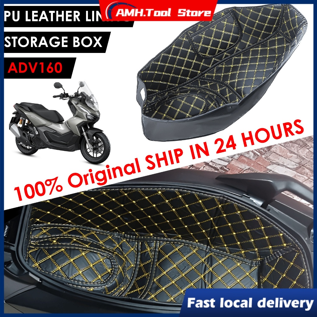 HONDA PCX 160/ADV 160 PREMIUM UBOX Seat COMPARTMENT Cover Leather Cover ...