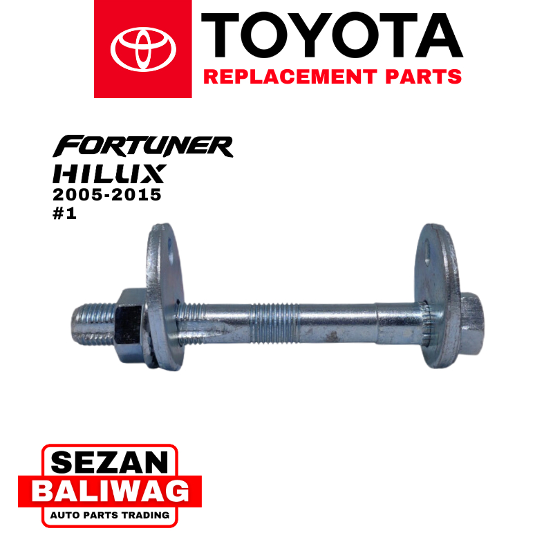 CAMBER BOLT # 1 TOYOTA FORTUNER HILUX 2005-2015 48190-0K010 | Shopee ...