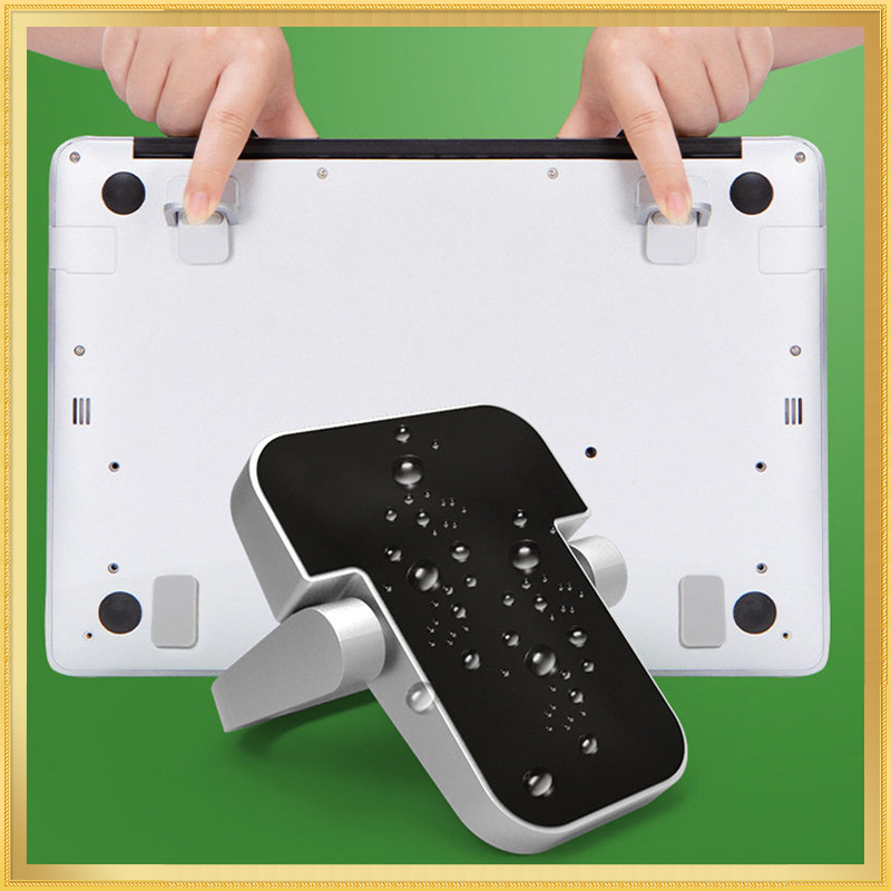 Mini Alloy Laptop Feet Stand Bracket Heightened Cooling Pad Portable ...