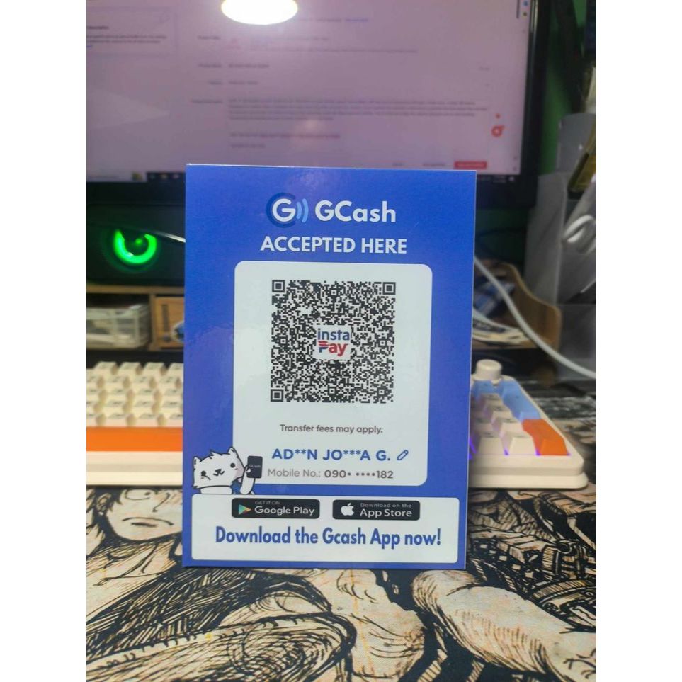 QR CODE DISPLAY BOARD 5"X8" | Shopee Philippines