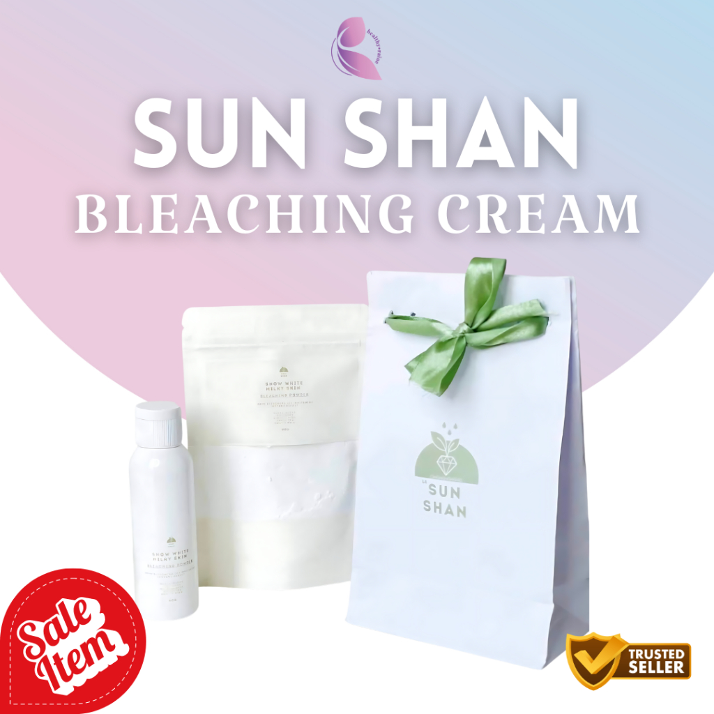 SUN SHAN Snow Milky White Skin Intense Bleaching Cream WITH FREEBIE ...