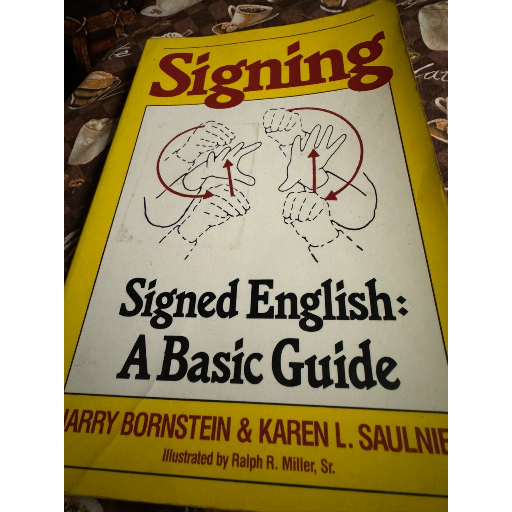 PAPERBACK 1986 Signing Deaf Sign Language English Communication Skills ...