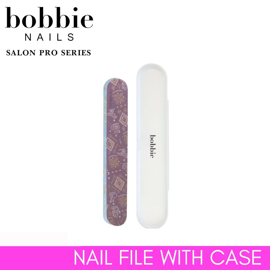 Bobbie Nails Salon Pro Series - Nail File with Case Assorted | Shopee ...